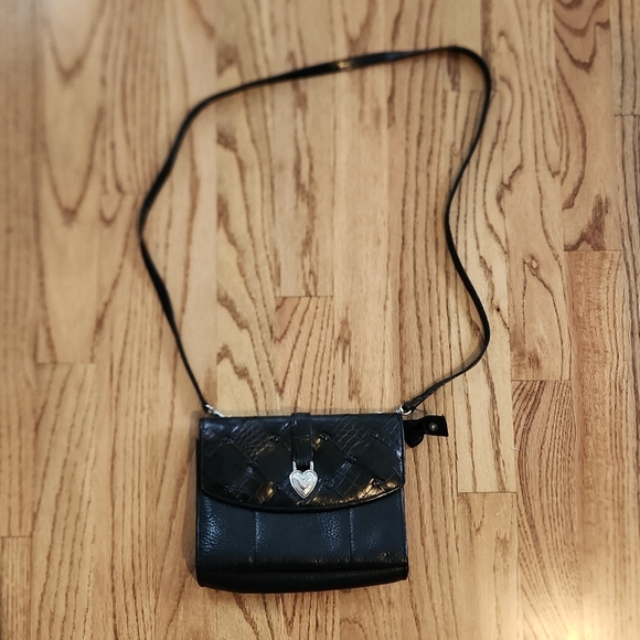 Brighton | Bags | Brighton Black Leather Shoulder Pursewallet | Poshmark